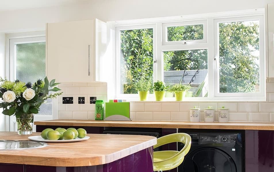Kitchen Cabinet Design With Modern Windows Modern Farmhouse Kitchen